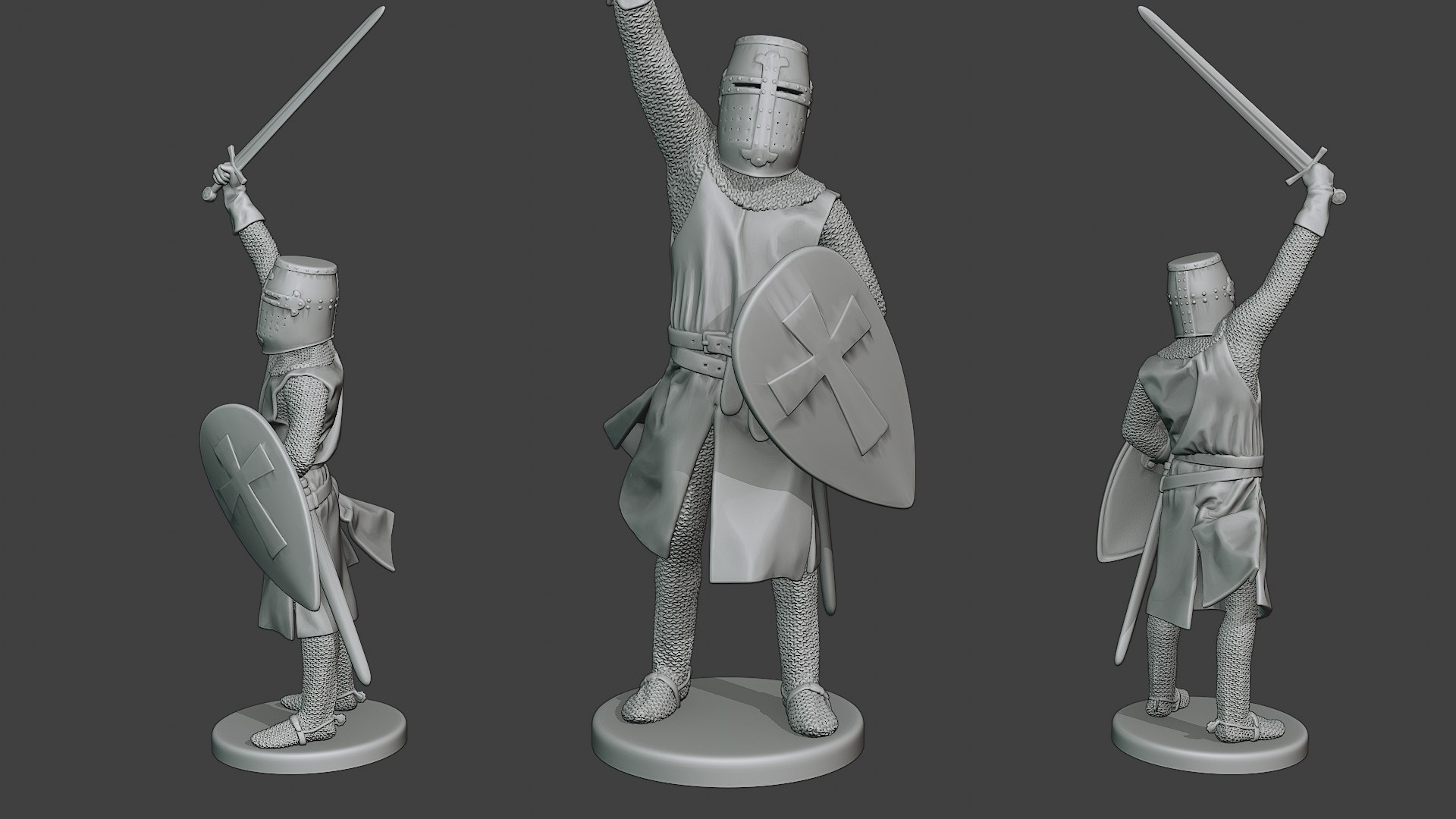 3D Knight Templar T1 Pack1 Model - TurboSquid 1672927