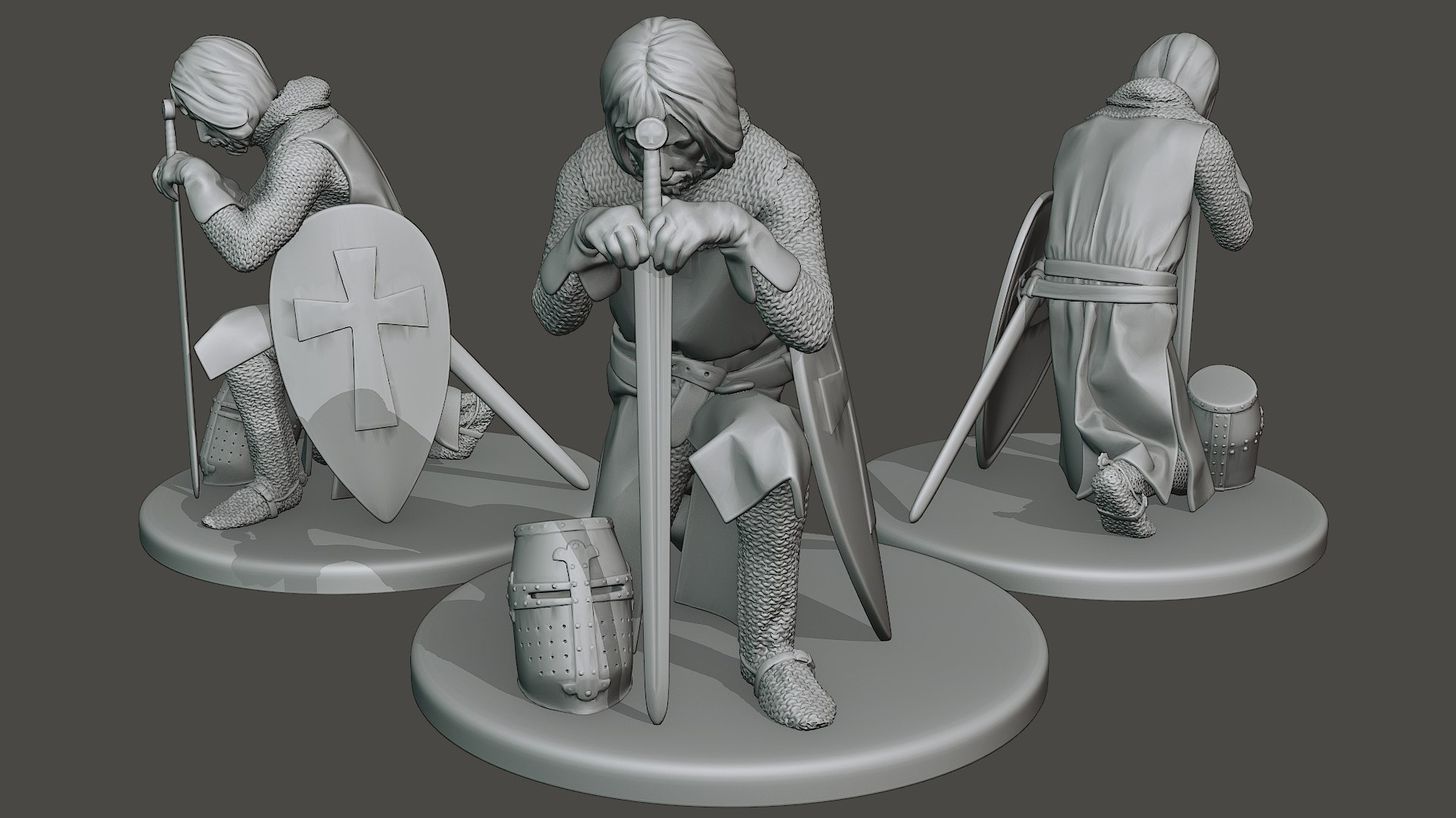 3D Knight Templar T1 Pack1 Model - TurboSquid 1672927