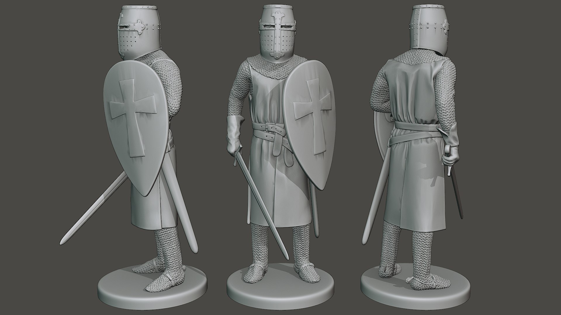3D Knight Templar T1 Pack1 Model - TurboSquid 1672927