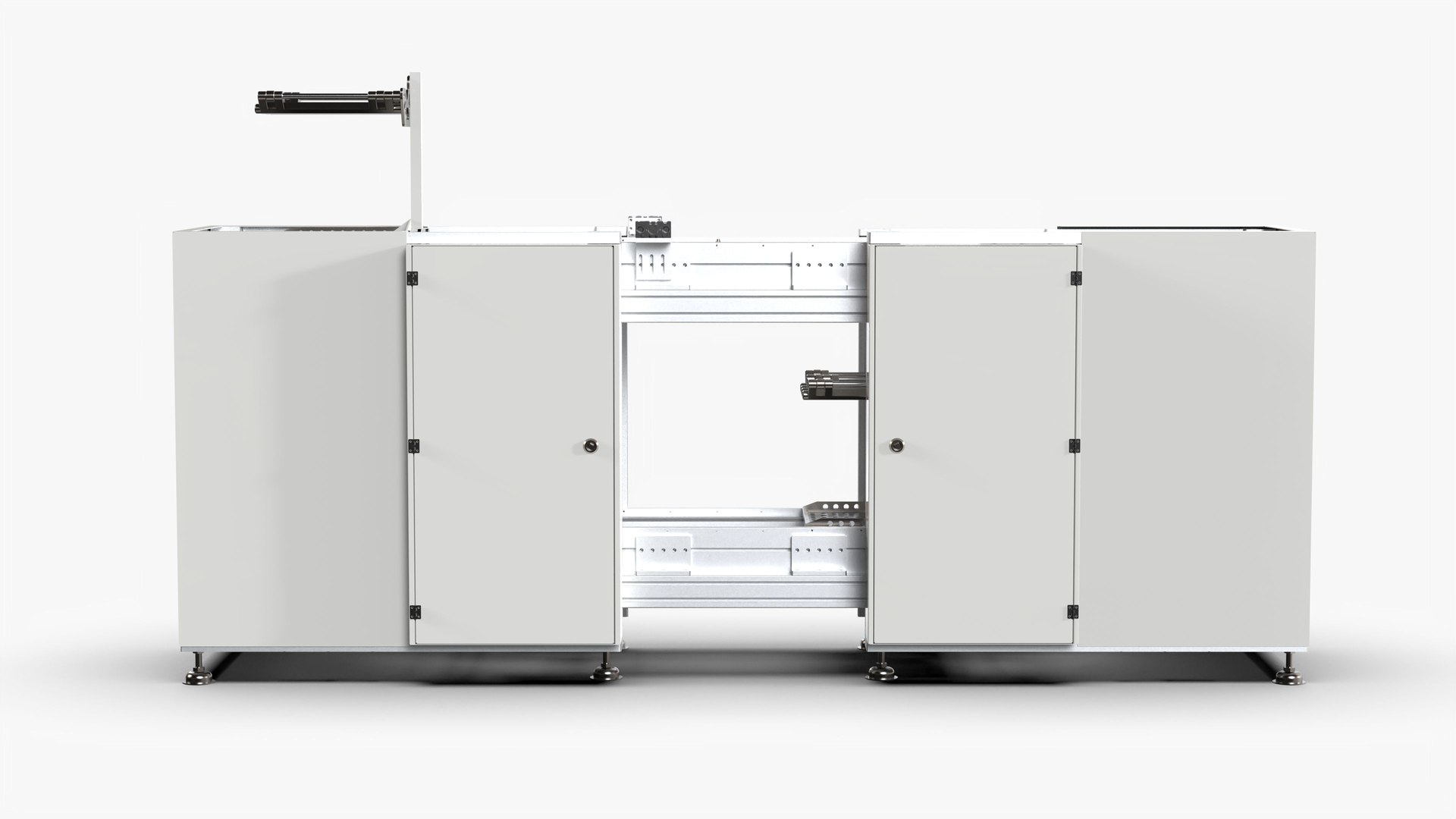 3D Upper and Lower Double-Layer Return Line Body model - TurboSquid 1998166