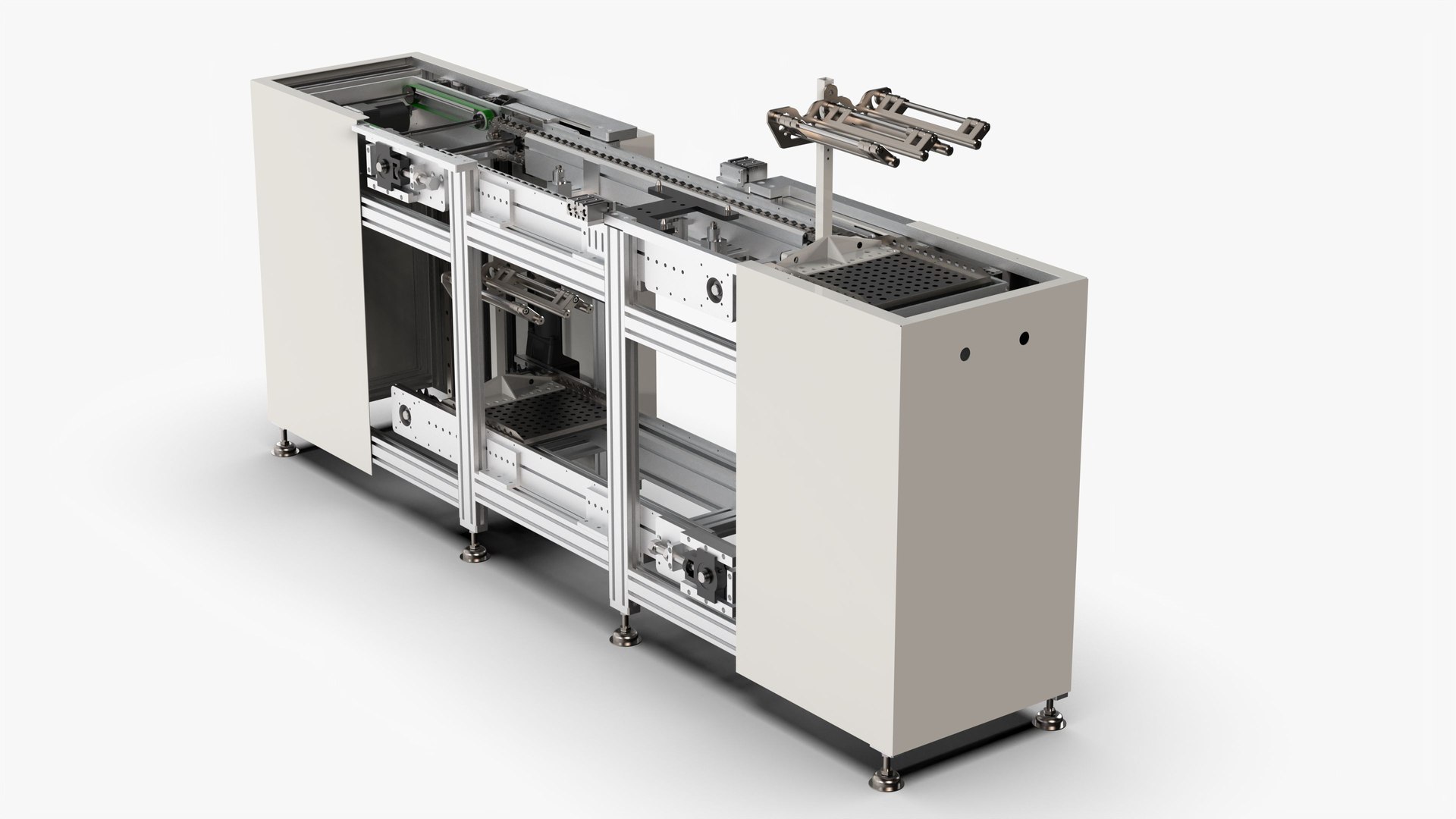 3D Upper and Lower Double-Layer Return Line Body model - TurboSquid 1998166