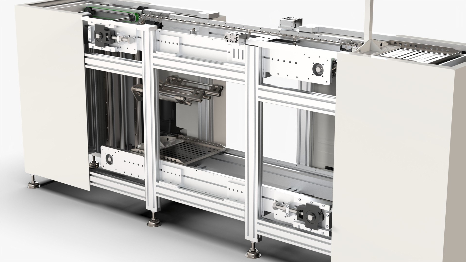 3D Upper and Lower Double-Layer Return Line Body model - TurboSquid 1998166