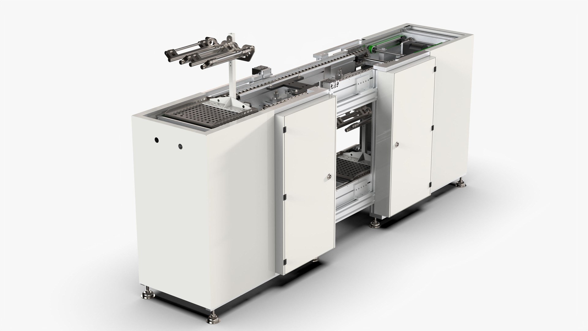 3D Upper and Lower Double-Layer Return Line Body model - TurboSquid 1998166