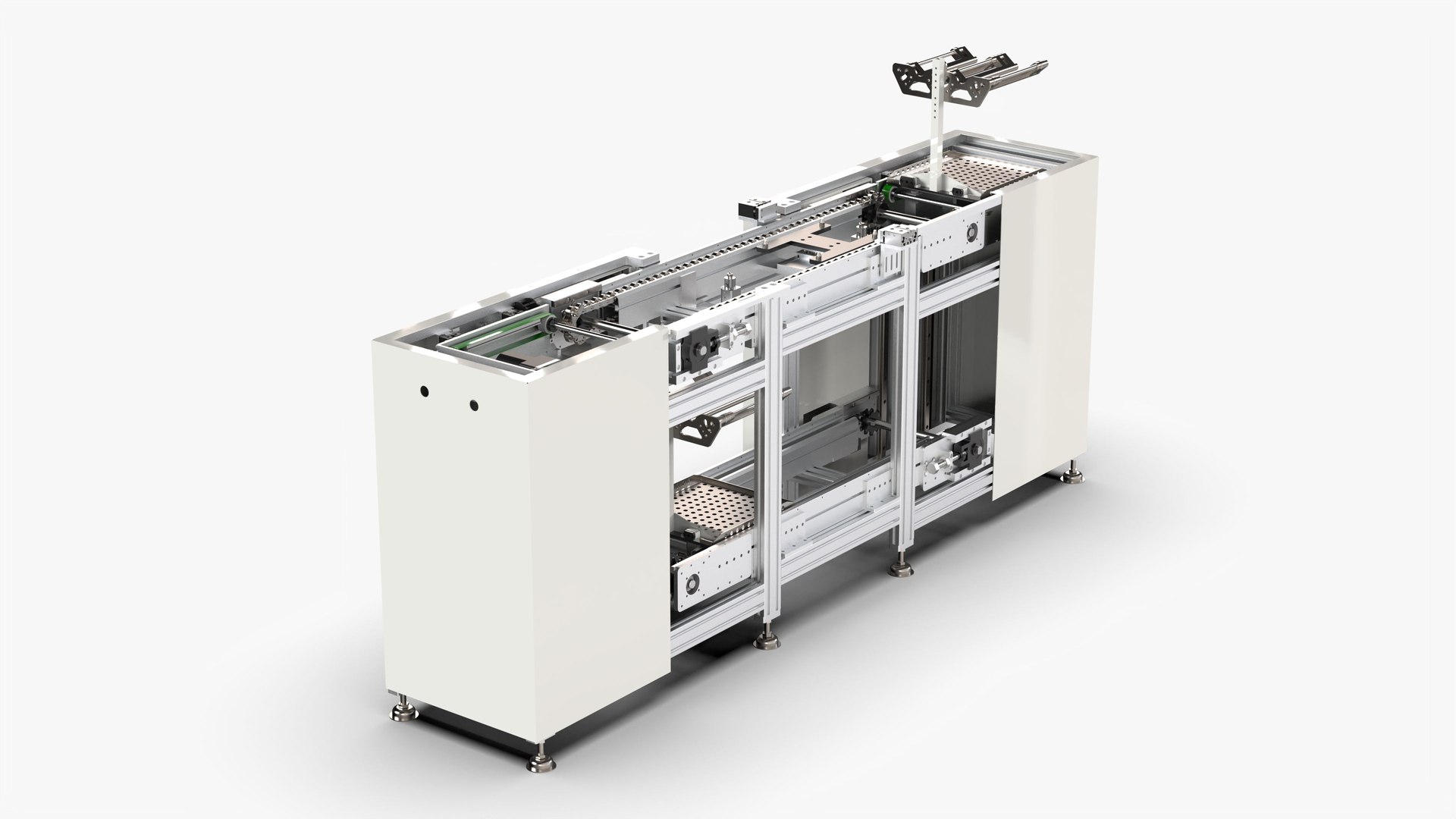 3D Upper and Lower Double-Layer Return Line Body model - TurboSquid 1998166