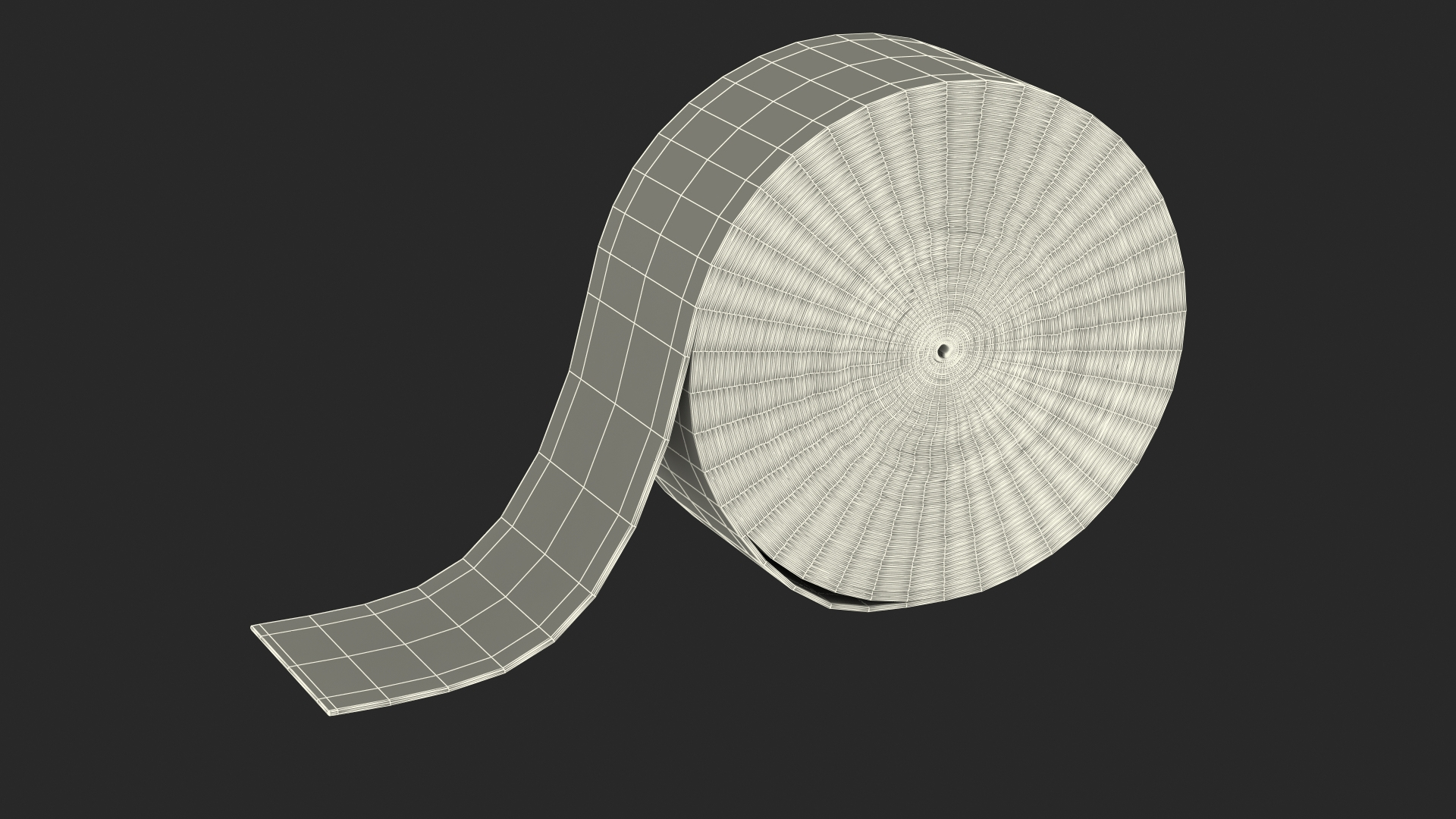 3D Model Webbing Belt Strap Roll Orange - TurboSquid 1841741