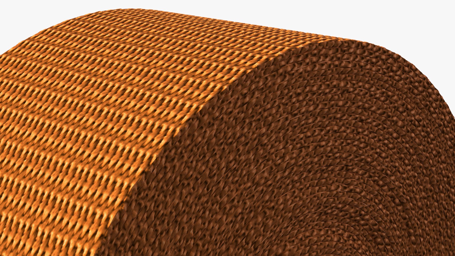 3D Model Webbing Belt Strap Roll Orange - TurboSquid 1841741