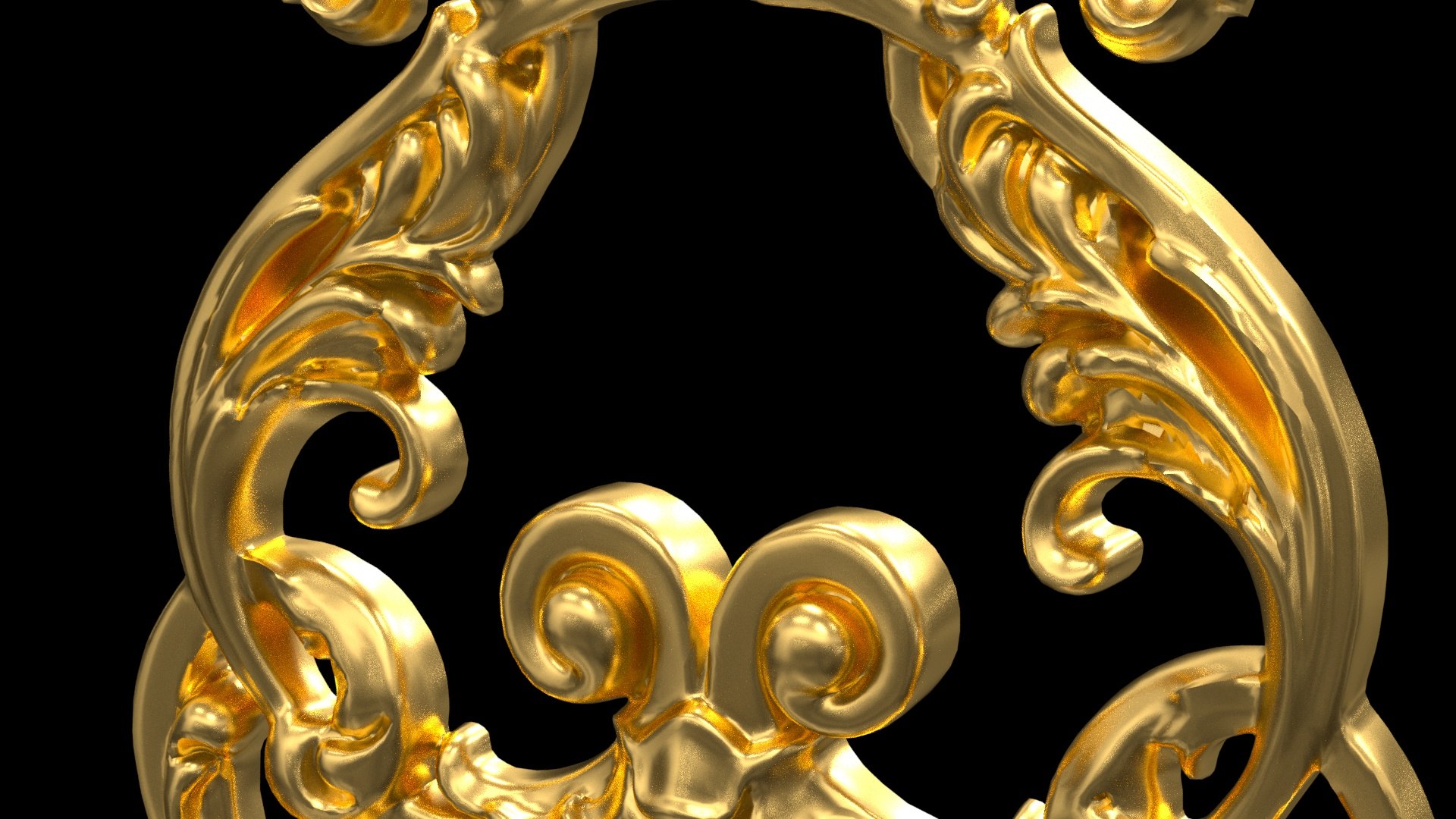 3D Model Plaster Decorative Bow DS250 - TurboSquid 2385765