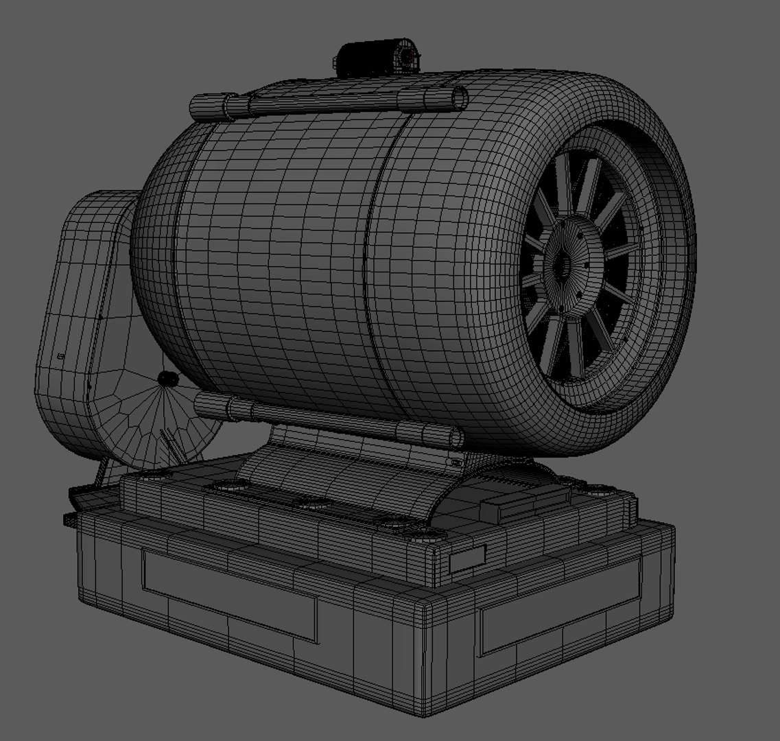 Machine Futuristic Fan 3d Max