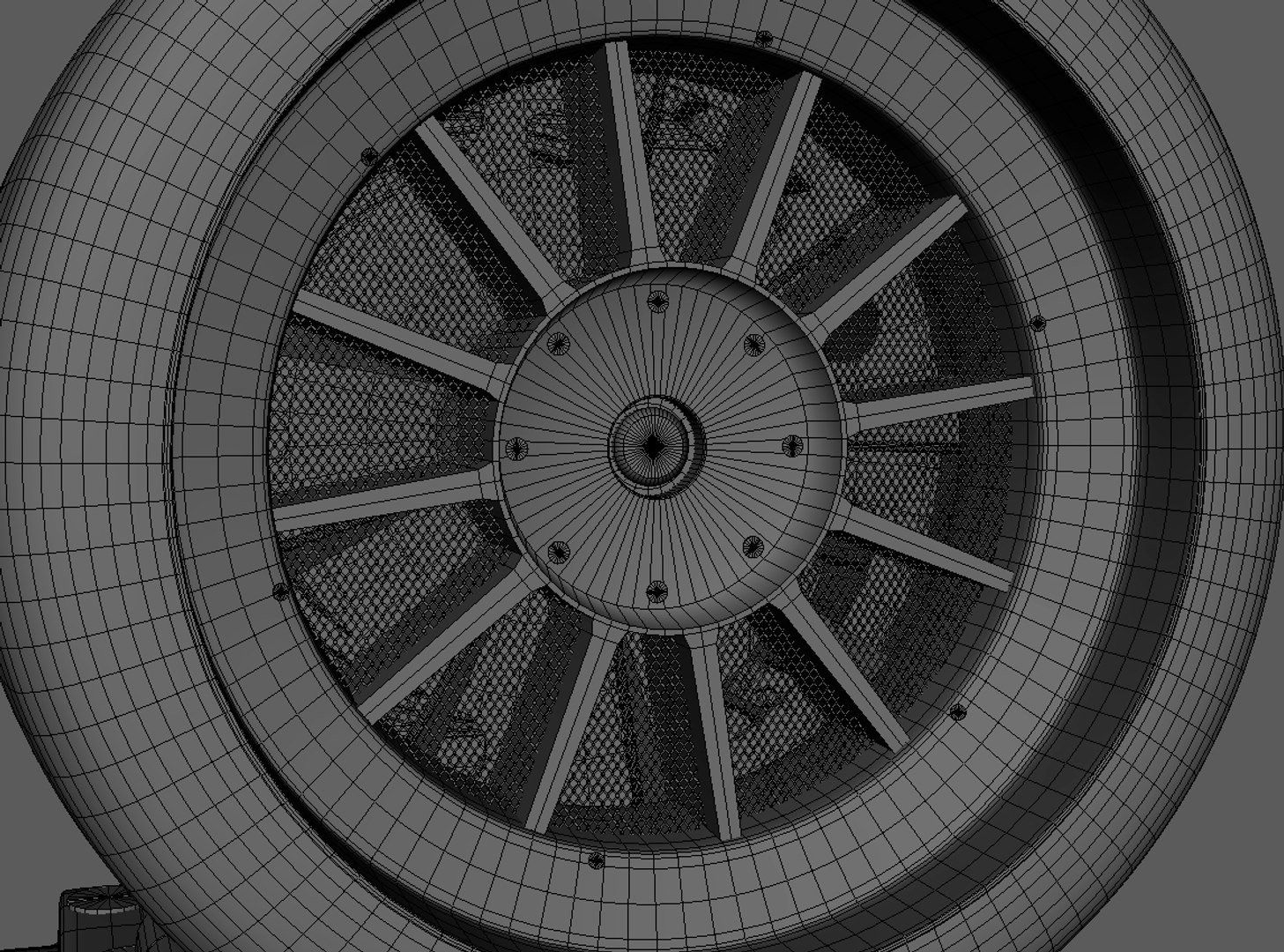 Machine Futuristic Fan 3d Max