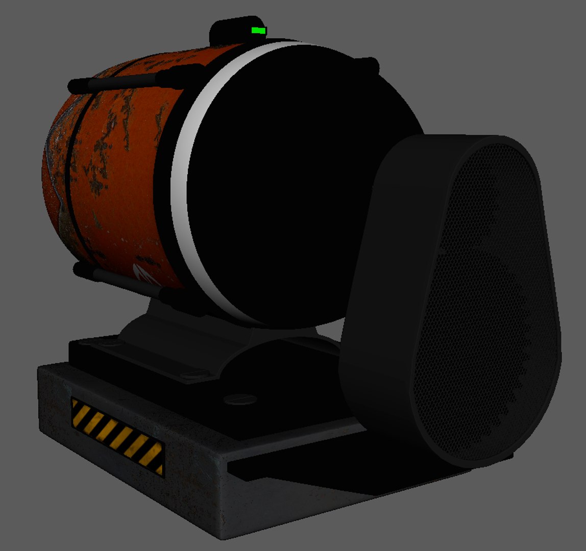 Machine Futuristic Fan 3d Max