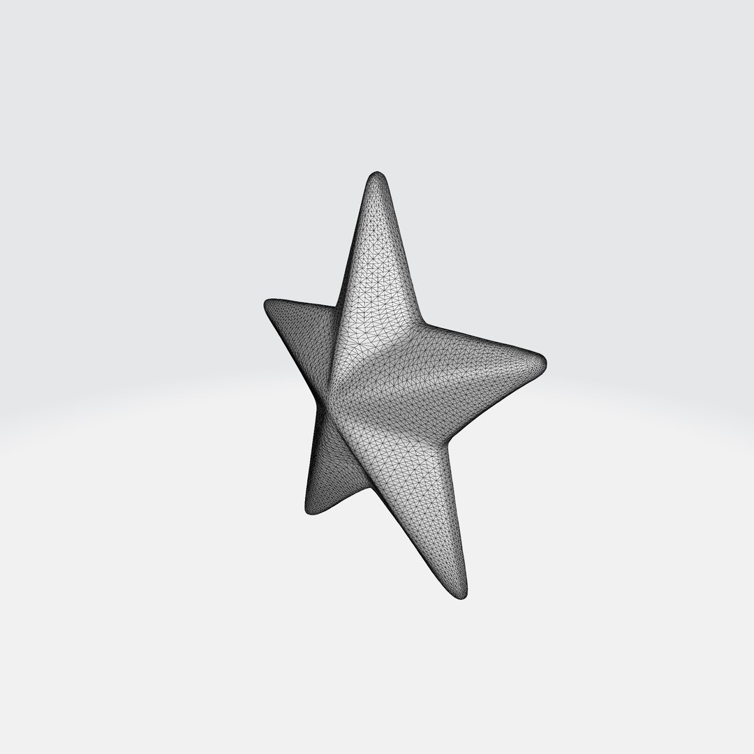 3D Gleaming Gold Star - TurboSquid 2278699