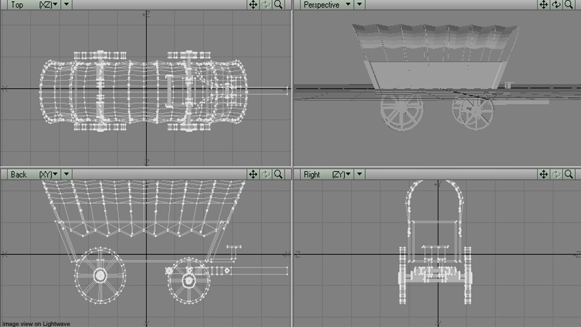 3D Model Conestoga Wagon - TurboSquid 1218070