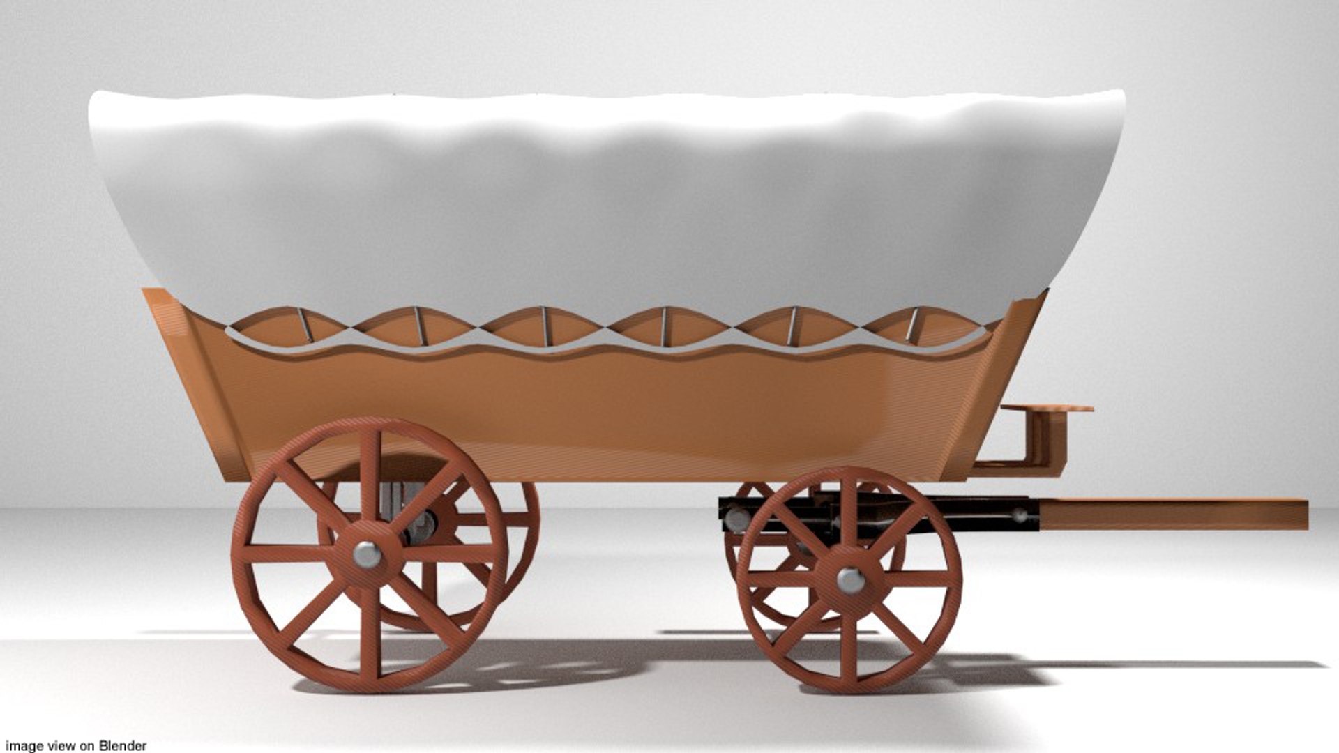 3D Model Conestoga Wagon - TurboSquid 1218070