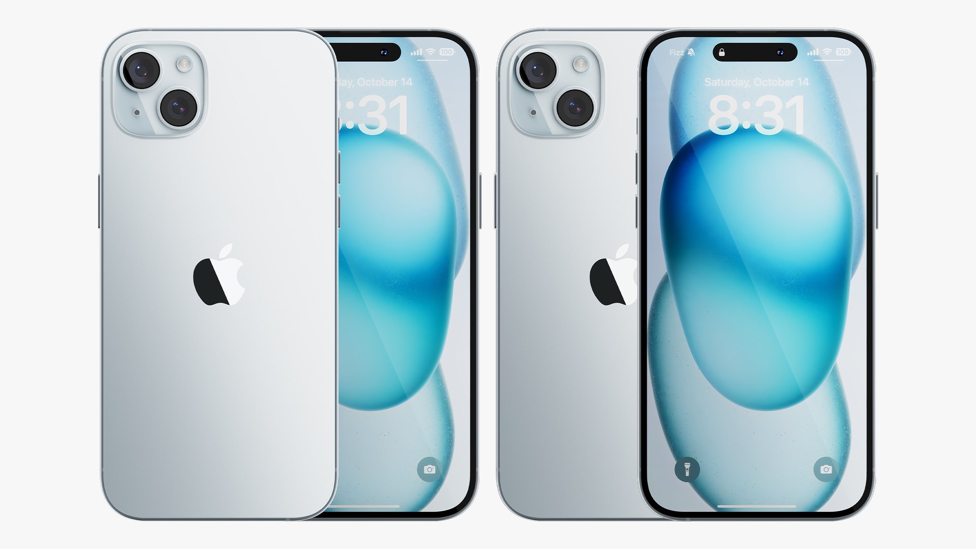 3D iPhone 15 Plus Blue model - TurboSquid 2149203