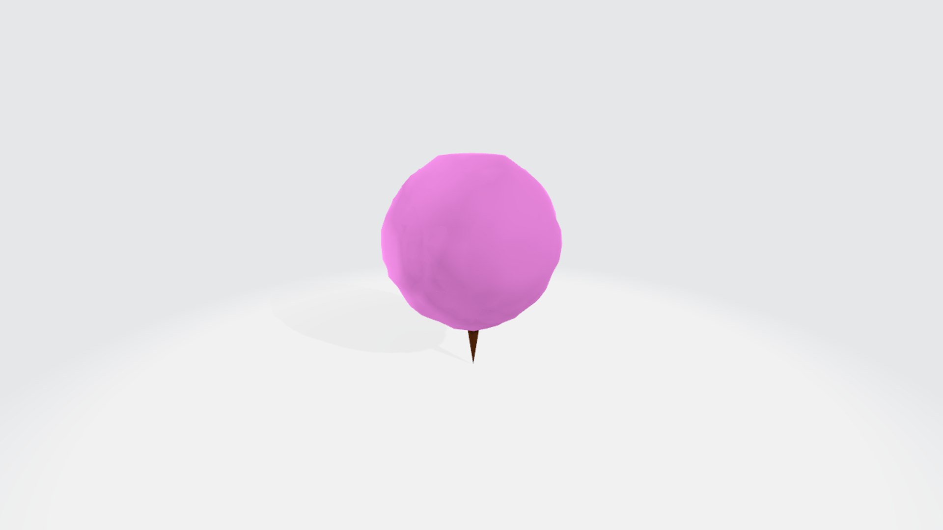 3D Low-poly Cotton Candy Model - TurboSquid 1540794