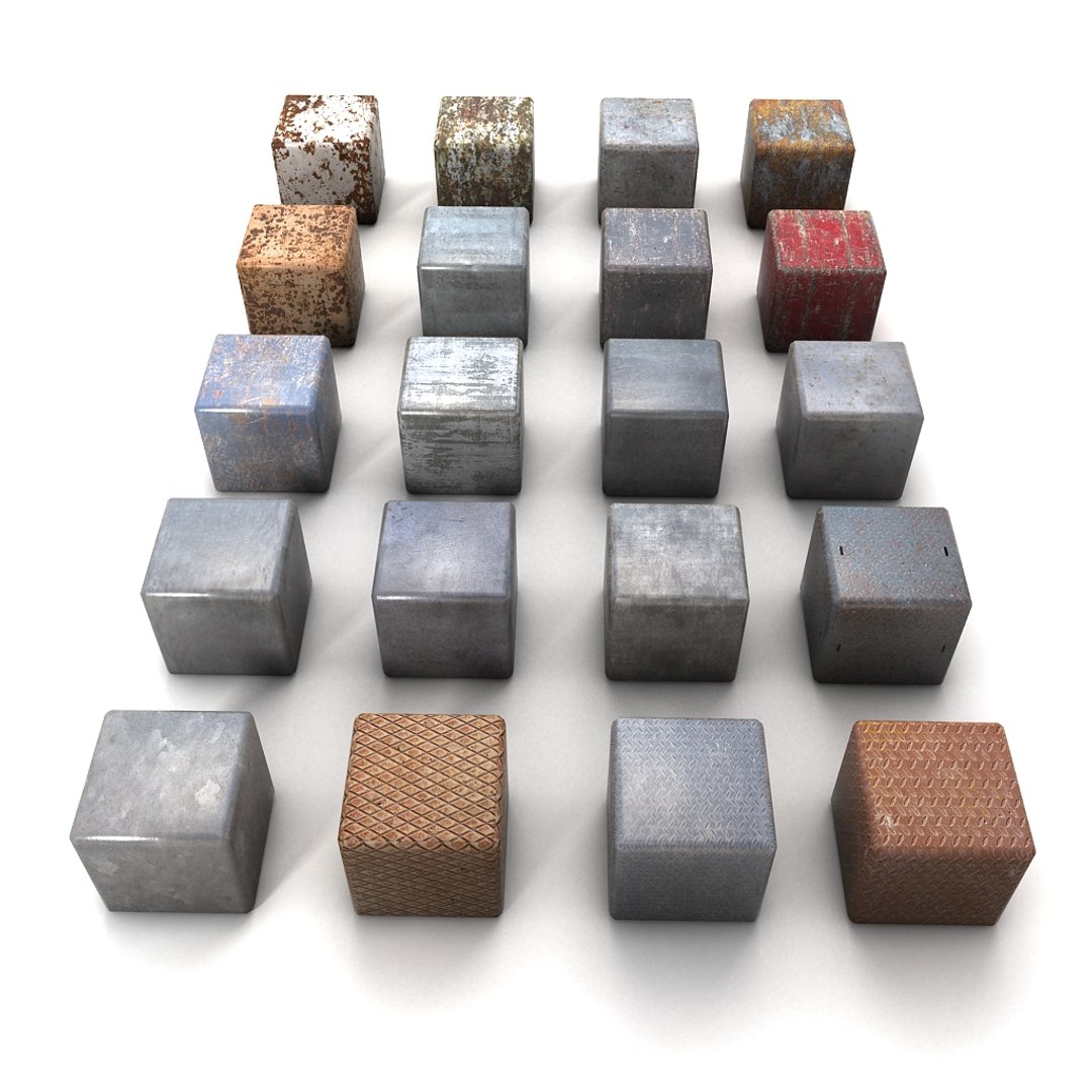 3d Metal Rod Model