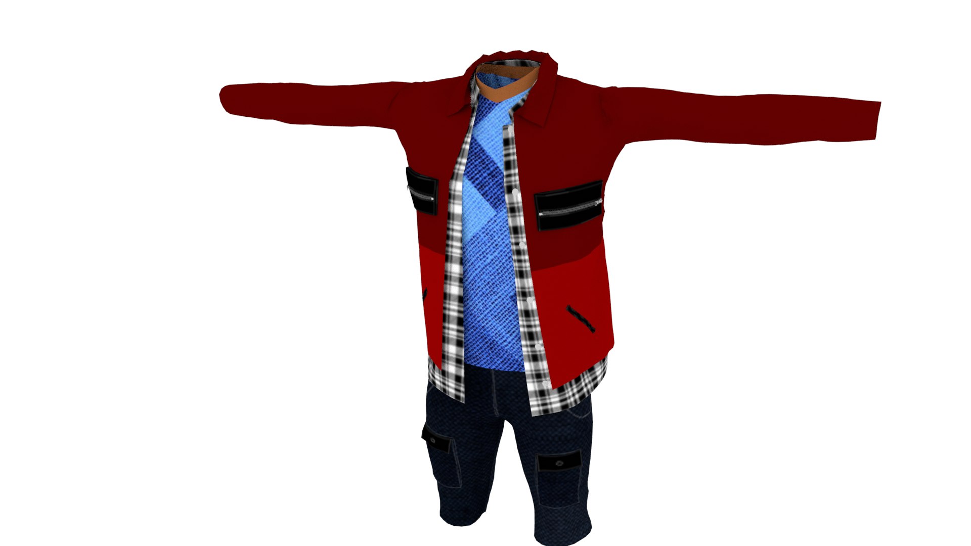 Man Clothing Model - TurboSquid 2108802