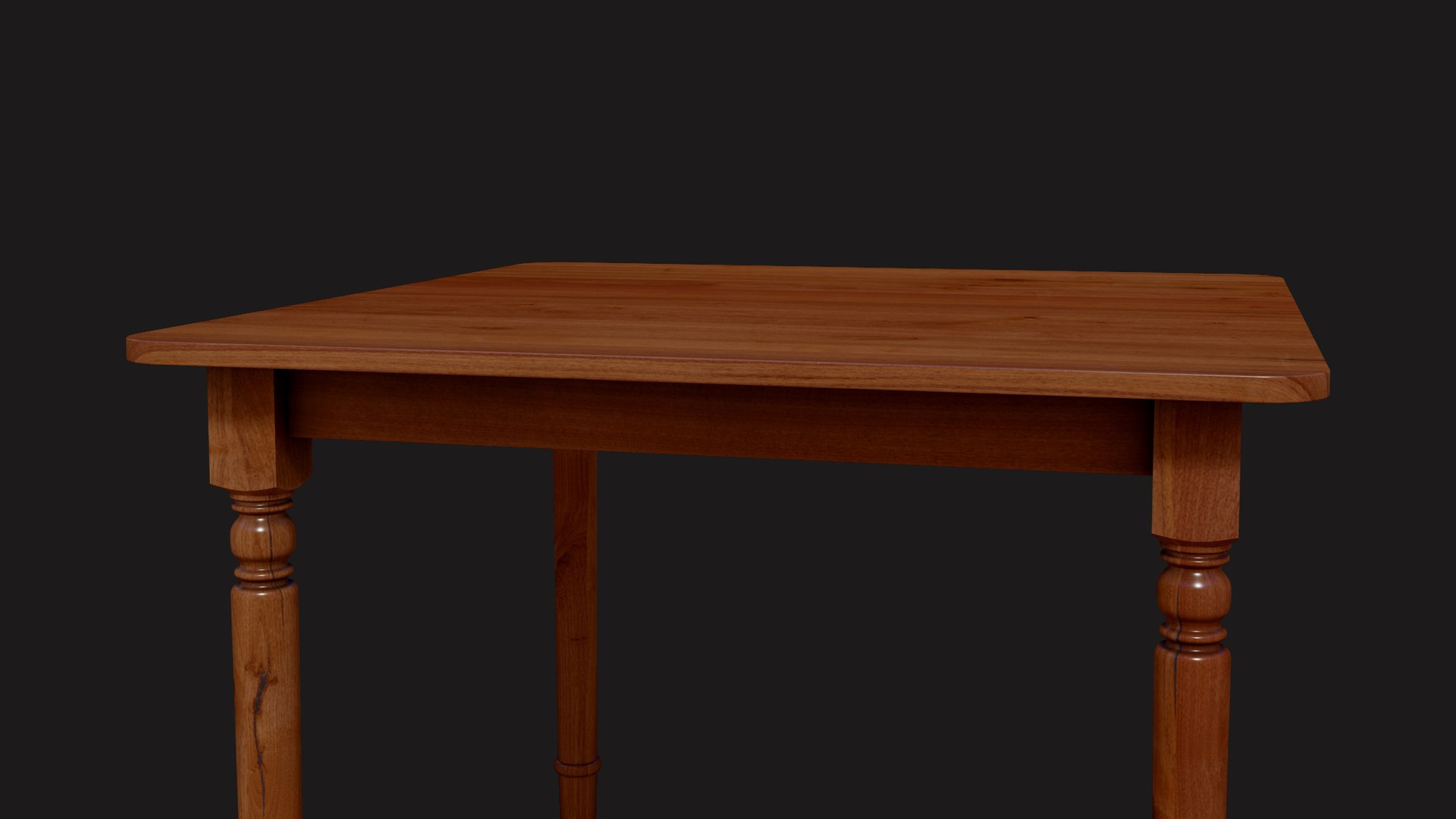 Classic Wood Dining Table Model - TurboSquid 1781755
