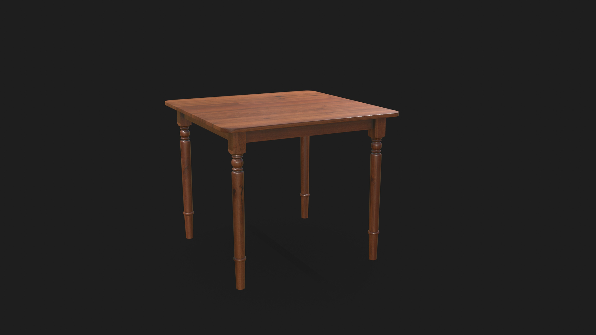 Classic Wood Dining Table Model - TurboSquid 1781755