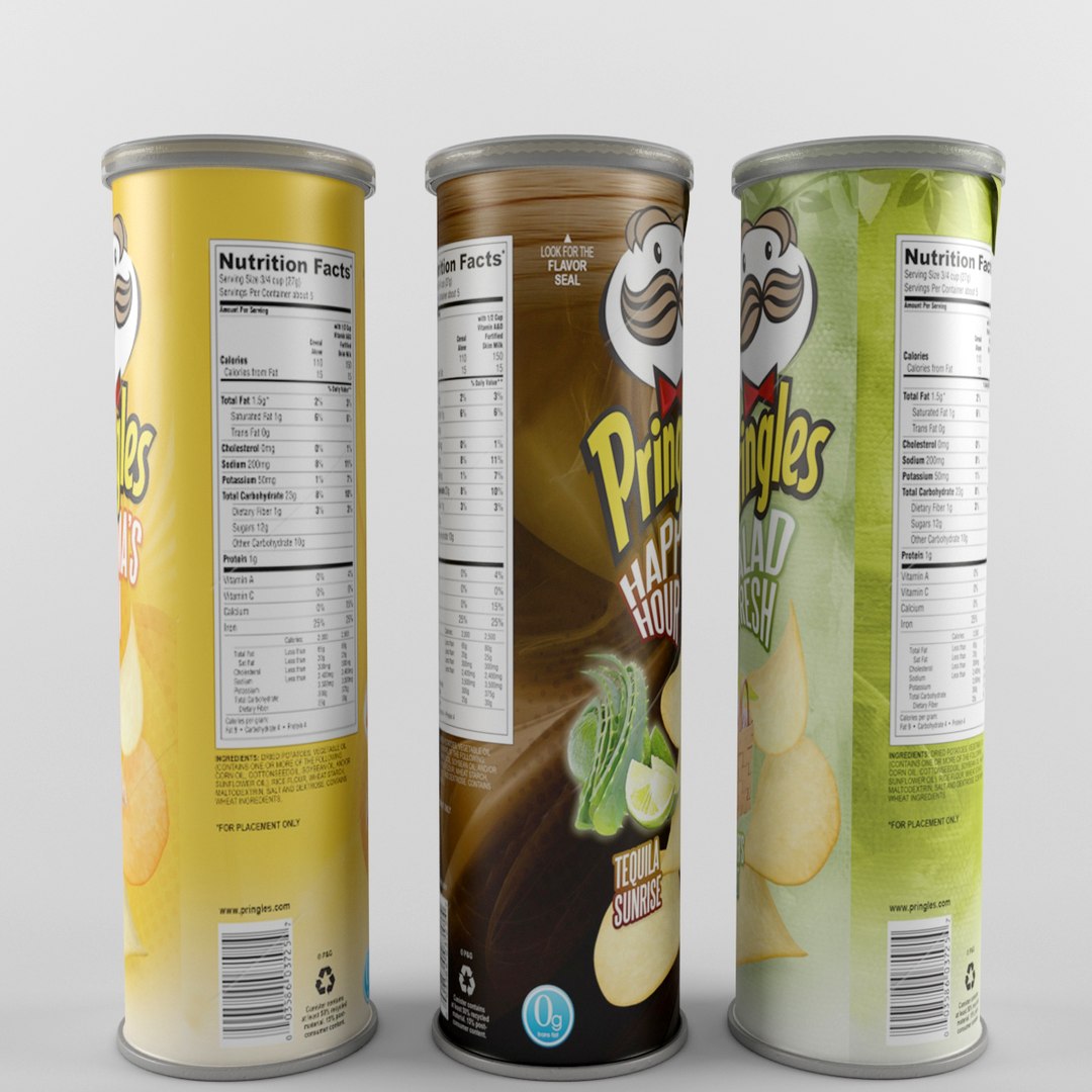 Pringles 3d Max