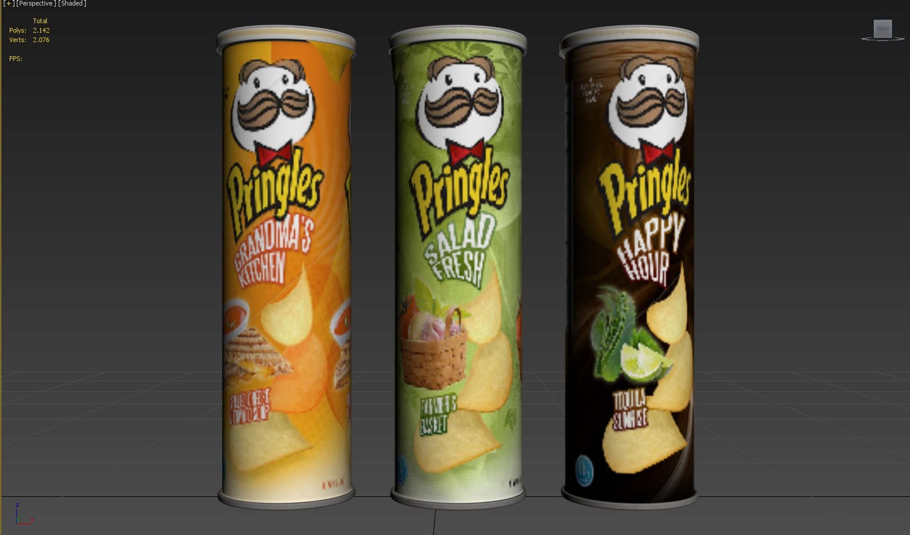 Pringles 3d Max