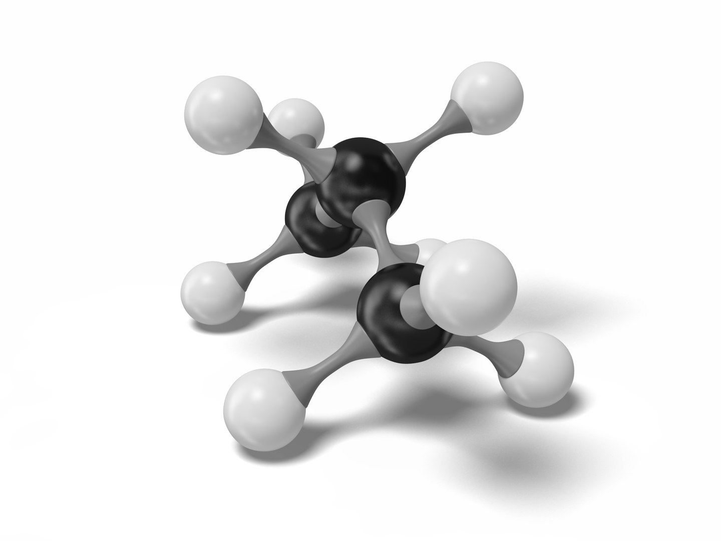 3D Propane Molecule C3h8 Modeled Model - TurboSquid 1540487