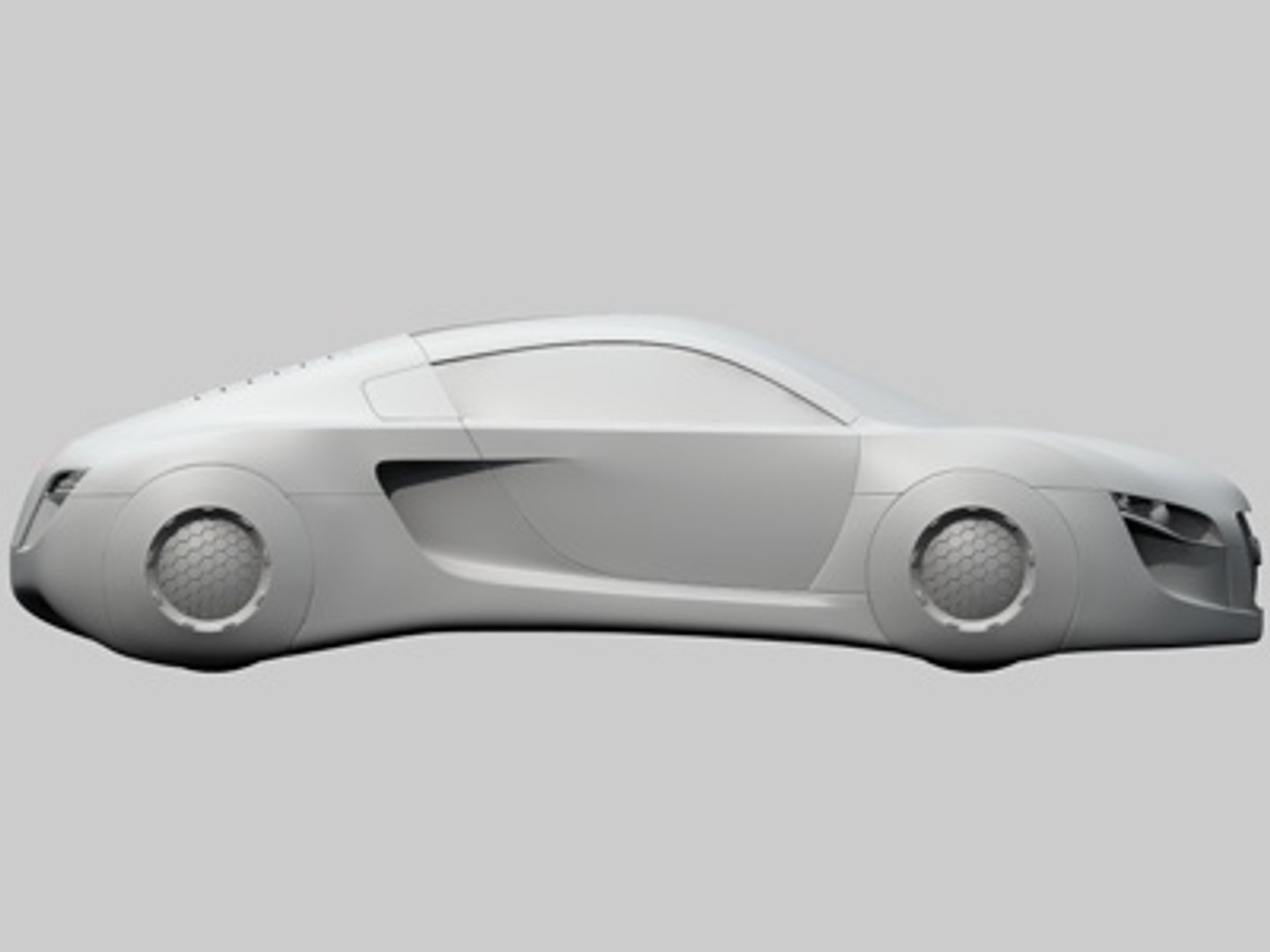 Audi Rsq Robot 3d C4d