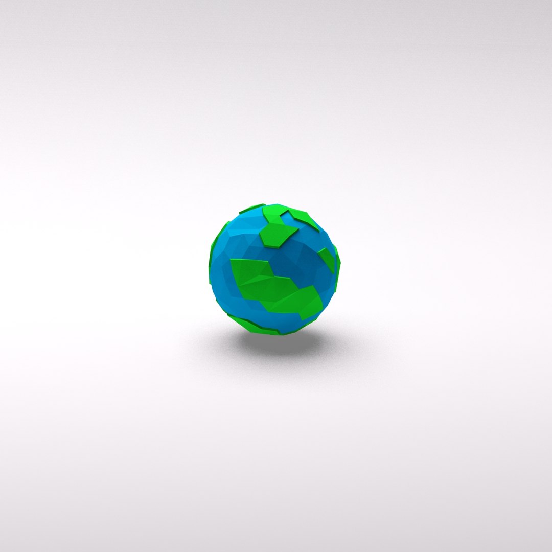 3d Model Cartoon Planet