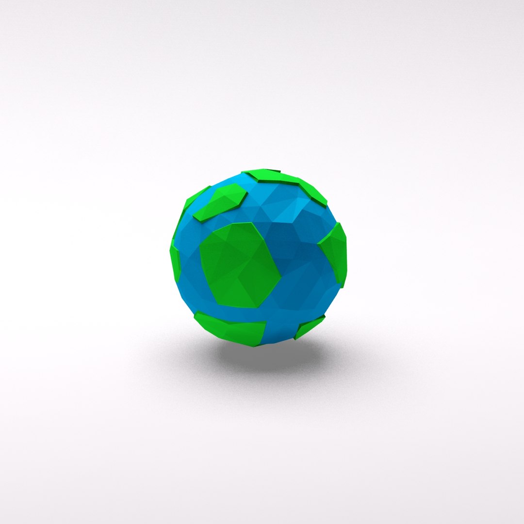 3d Model Cartoon Planet