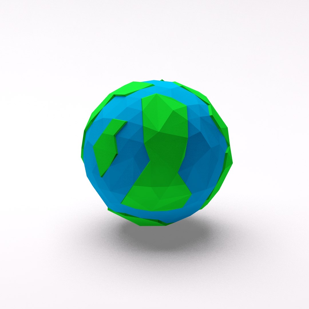 3d Model Cartoon Planet