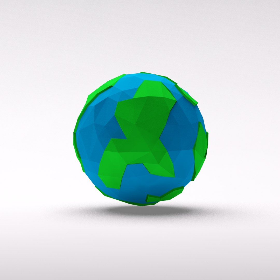 3d Model Cartoon Planet