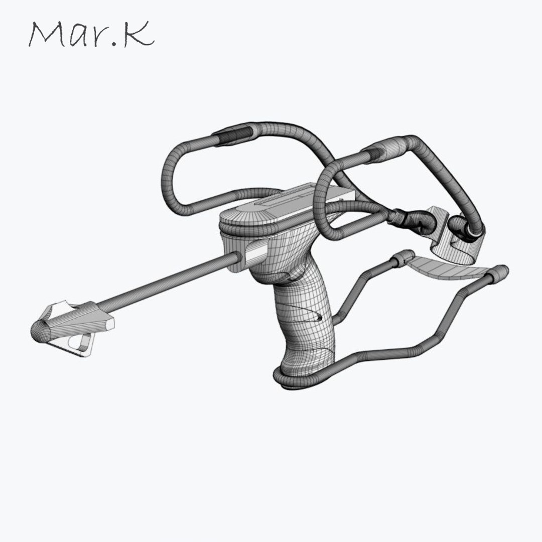 3d Sling-shot Sling Shot Model
