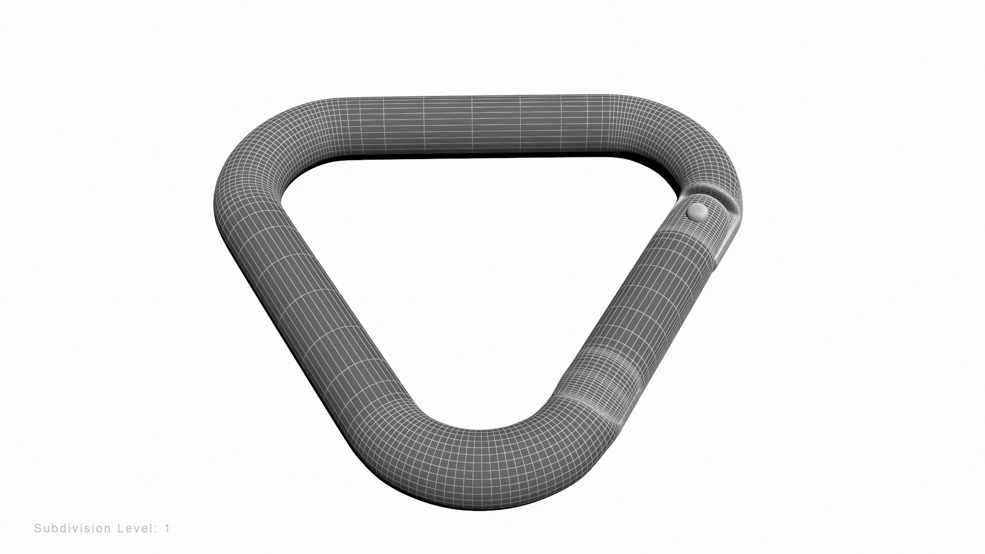 3D Triangle Carabiner - TurboSquid 1450449