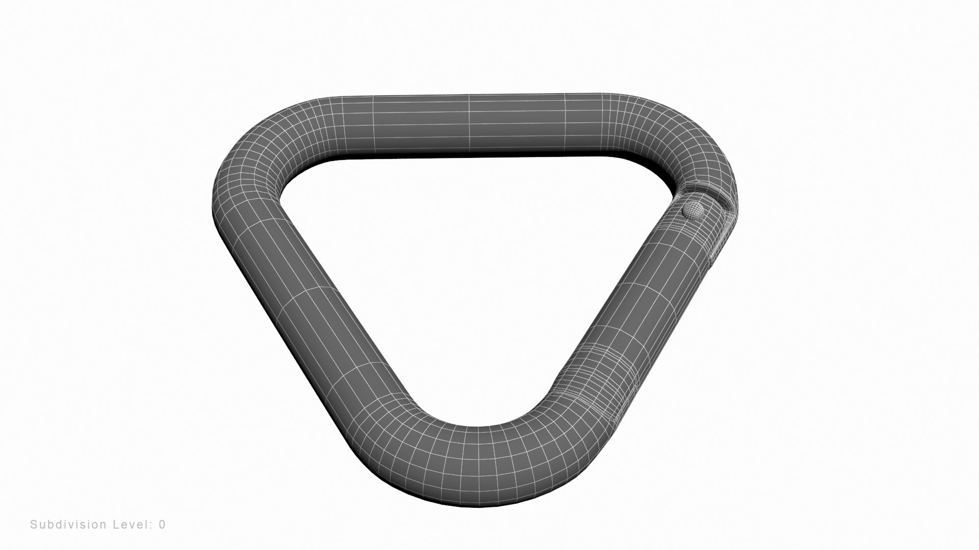 3D Triangle Carabiner - TurboSquid 1450449
