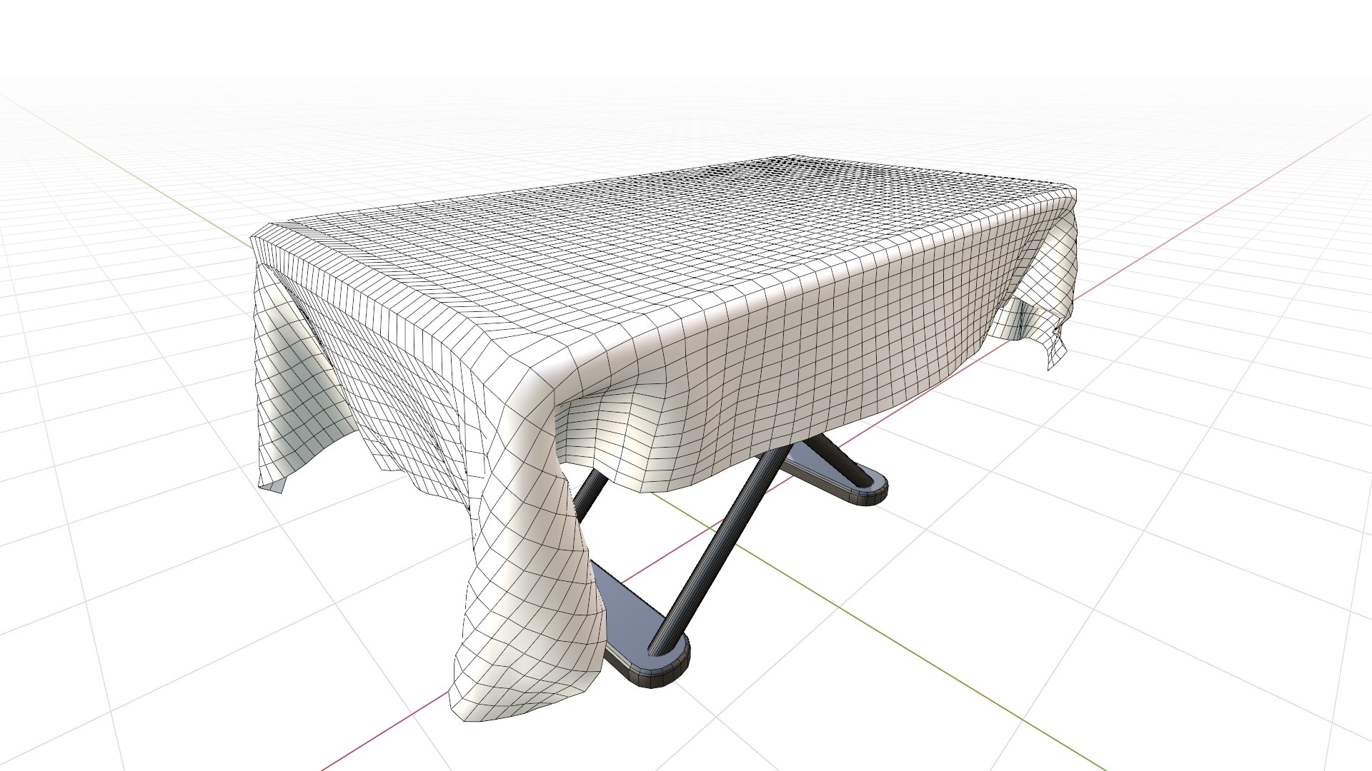 3D Table with Cloth - TurboSquid 2132973