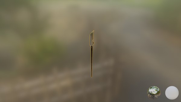 3D Half-moon spear model - TurboSquid 1950121