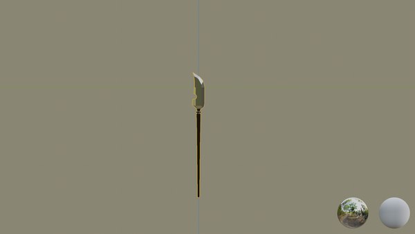 3D Half-moon spear model - TurboSquid 1950121