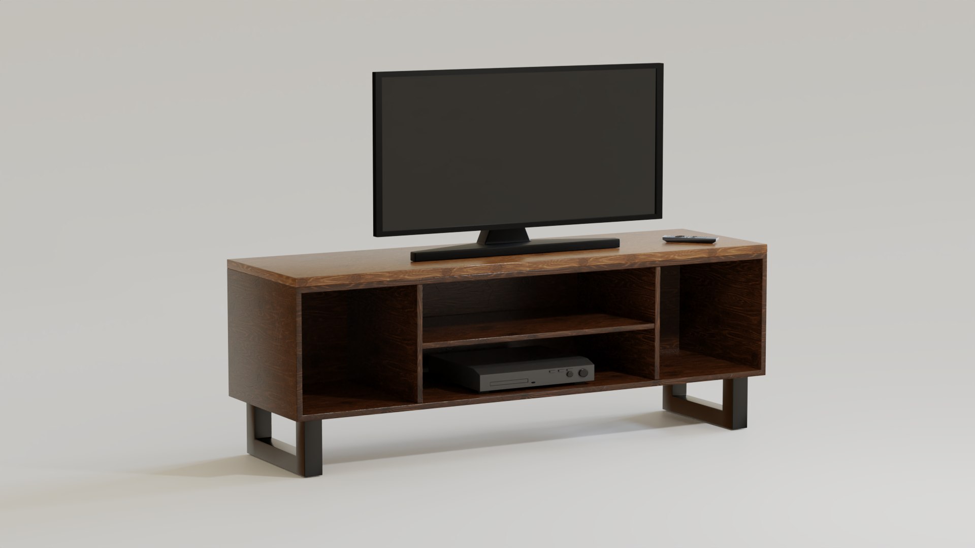 3D TV Stand With TV Model - TurboSquid 2284013