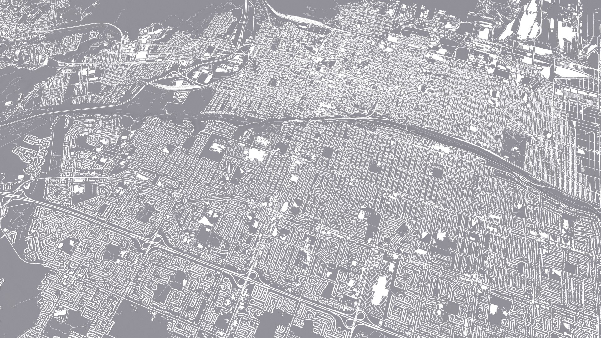 3D Cityscape Hamilton Canada Model - TurboSquid 2245520