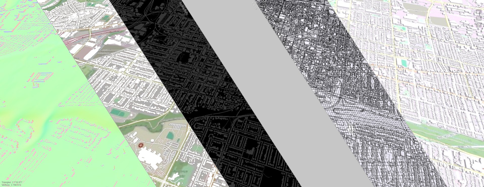 3D Cityscape Hamilton Canada Model - TurboSquid 2245520