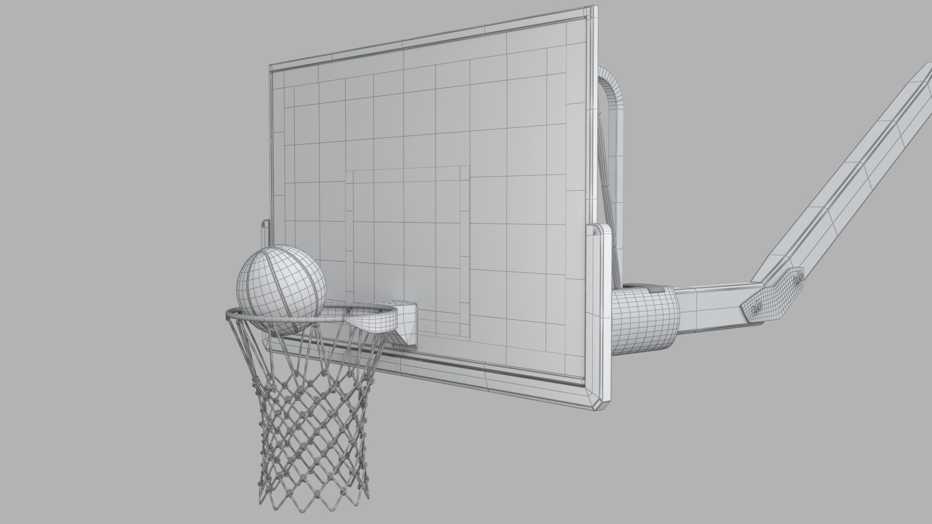 Basketball With Hoop And Net 3D - TurboSquid 2318620