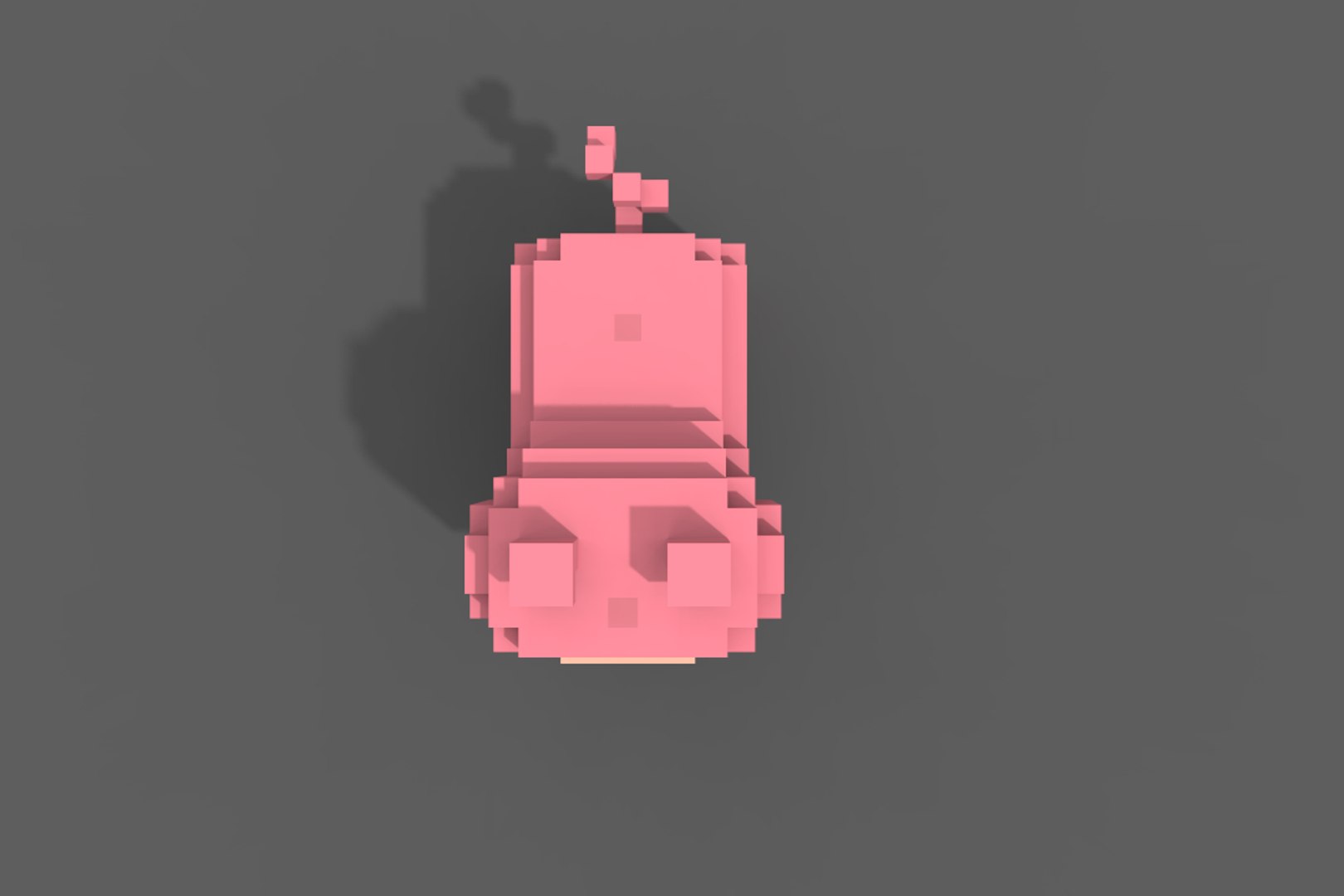Voxel pig low-poly 3D model - TurboSquid 1189744