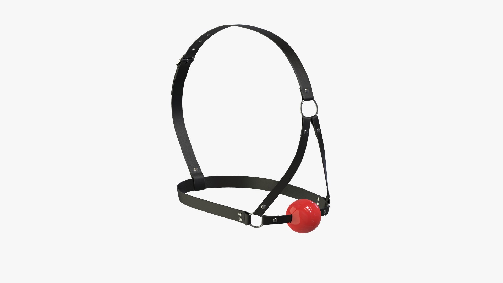 Red Ball Gag Fetish 3D - TurboSquid 1468080