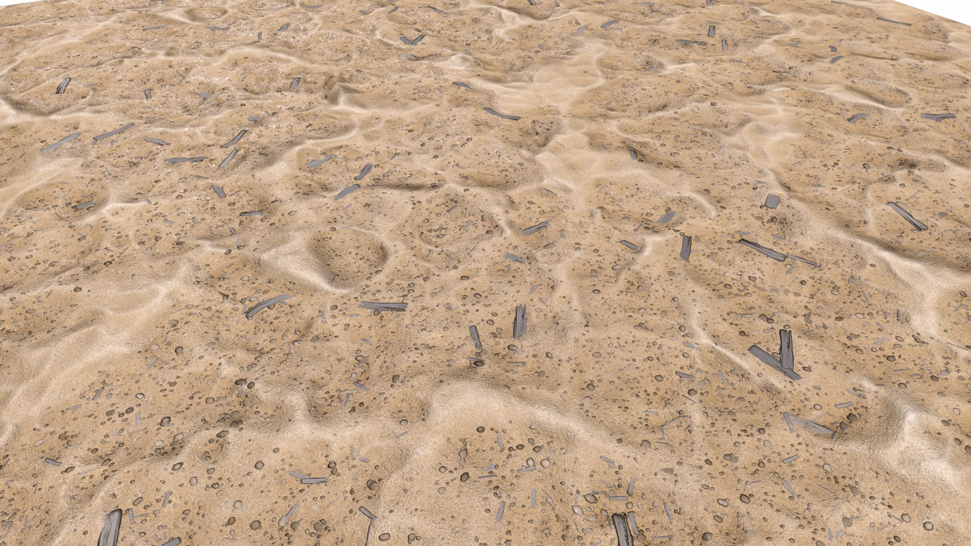 Sand Landscape 3D Model - TurboSquid 1891975