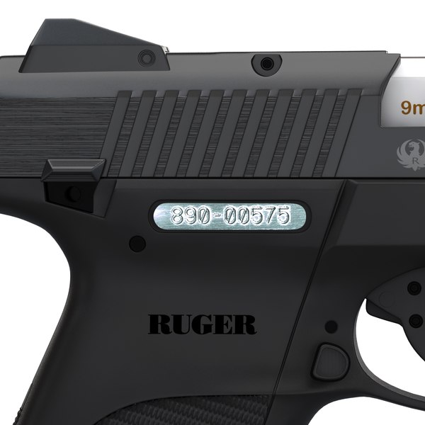 3d c4d compact ruger pistol