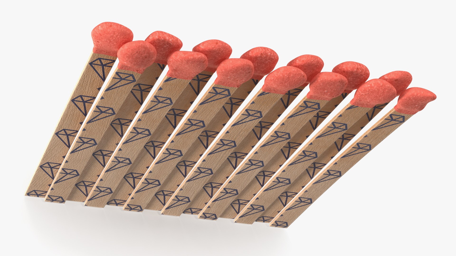 3D Vintage Paper Matches model - TurboSquid 1858371