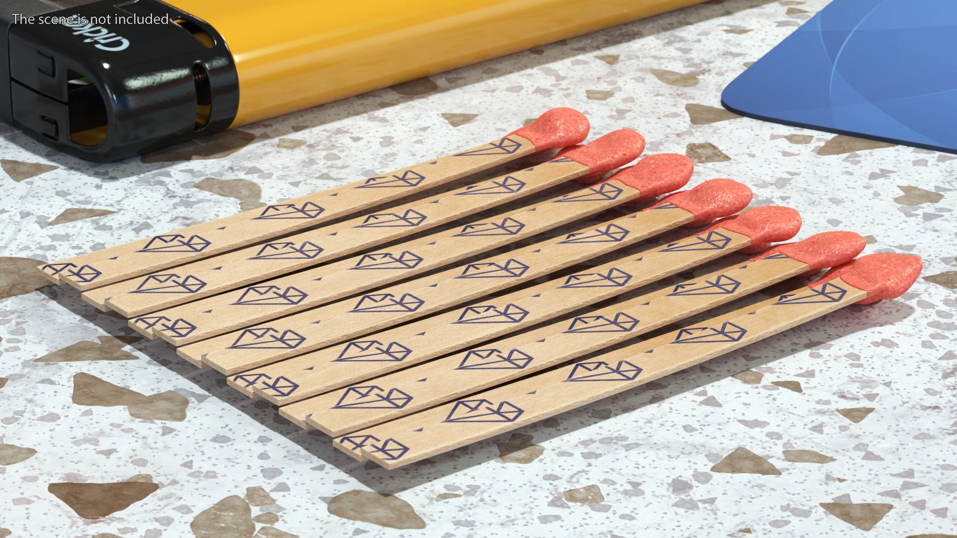 3D Vintage Paper Matches model - TurboSquid 1858371