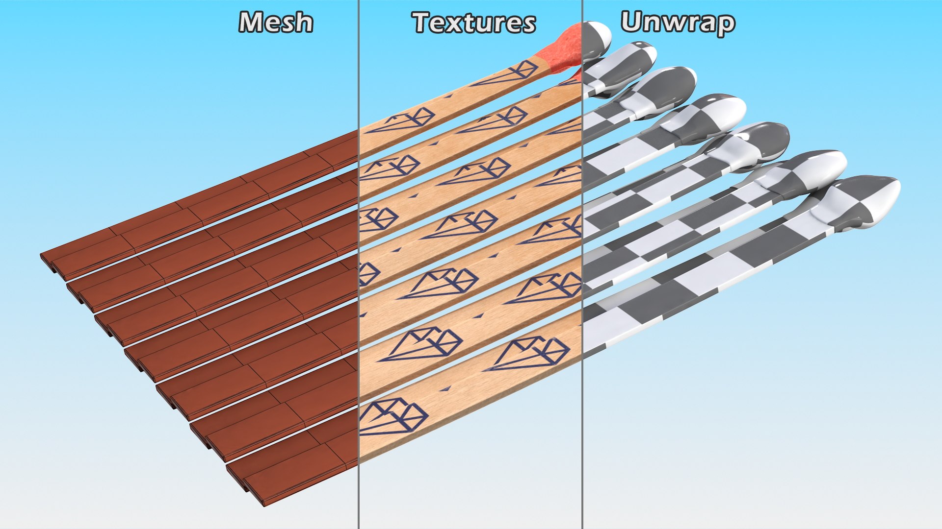 3D Vintage Paper Matches model - TurboSquid 1858371