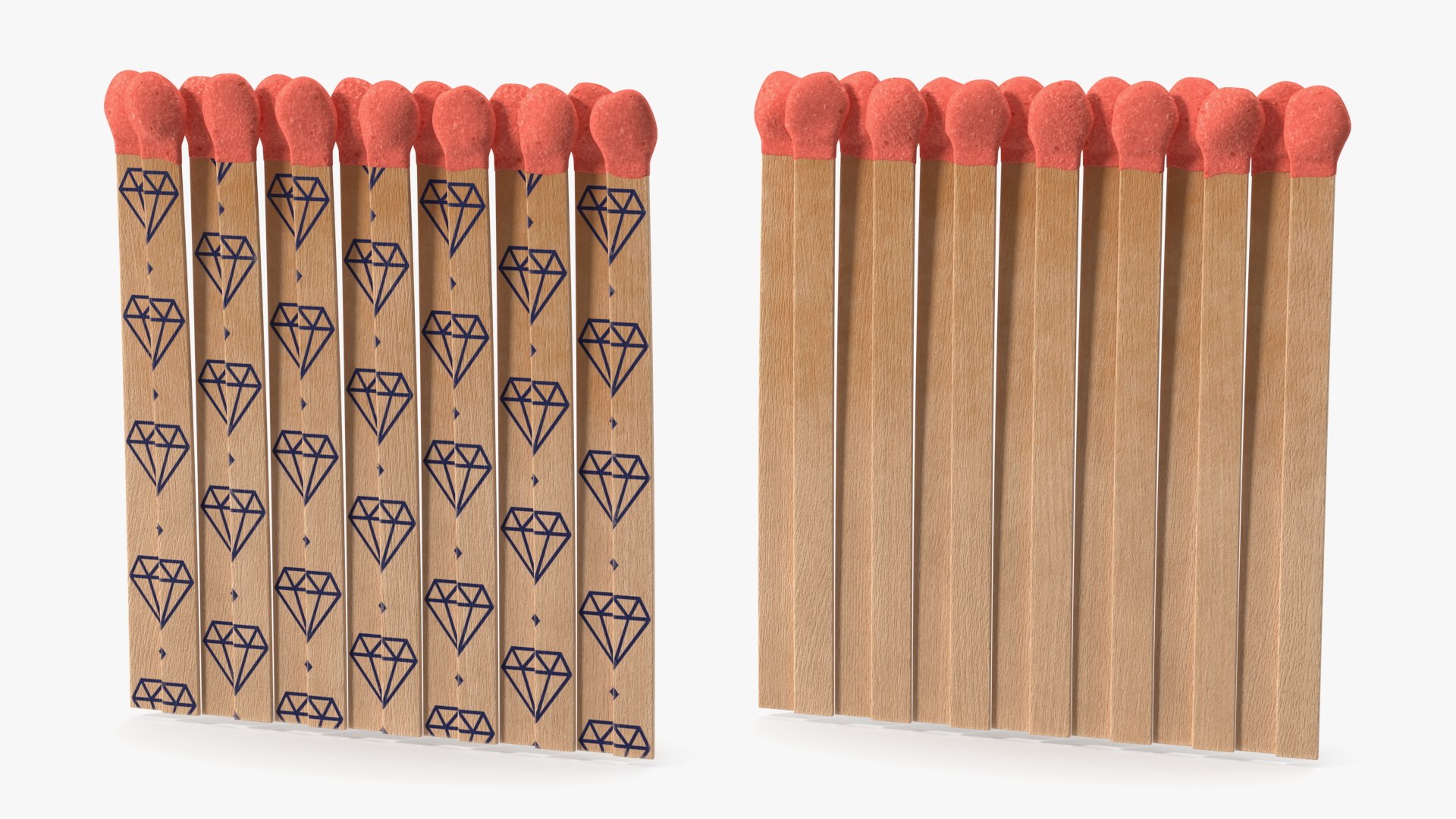 3D Vintage Paper Matches model - TurboSquid 1858371