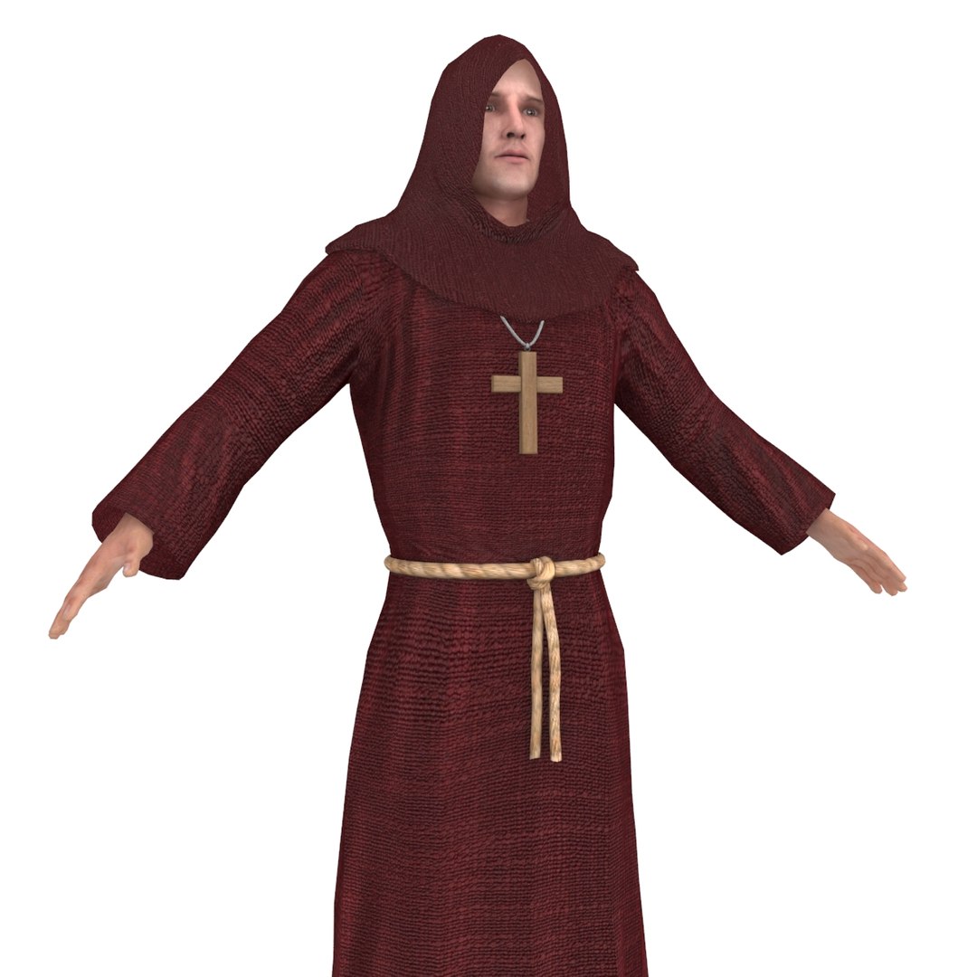 3D Monk 3 Model - TurboSquid 1279140